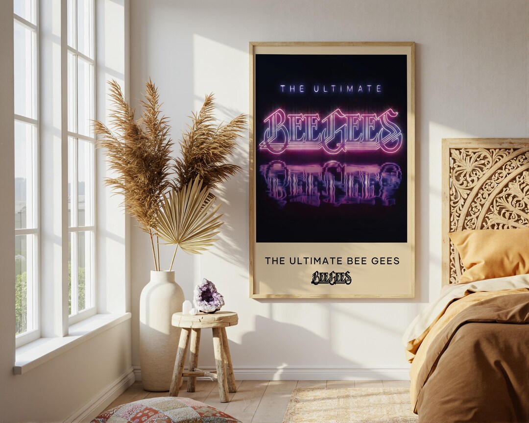 Bee Gees Poster | the Ultimate Bee Gees Poster | Rock Music Poster ...