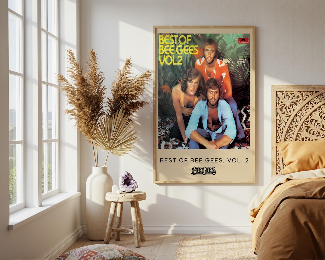 Bee Gees Poster | Best of Bee Gees, Volume 2 Poster | Rock Music Poster ...