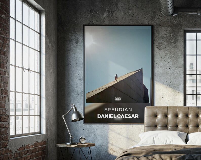 Daniel Caesar Poster | Freudian Poster | Rock Music Poster | Album ...