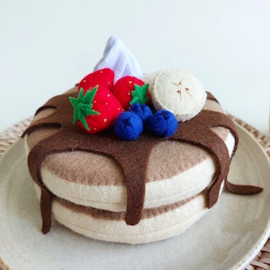 Felt Pancake Set -no.40- PDF Pattern - Etsy