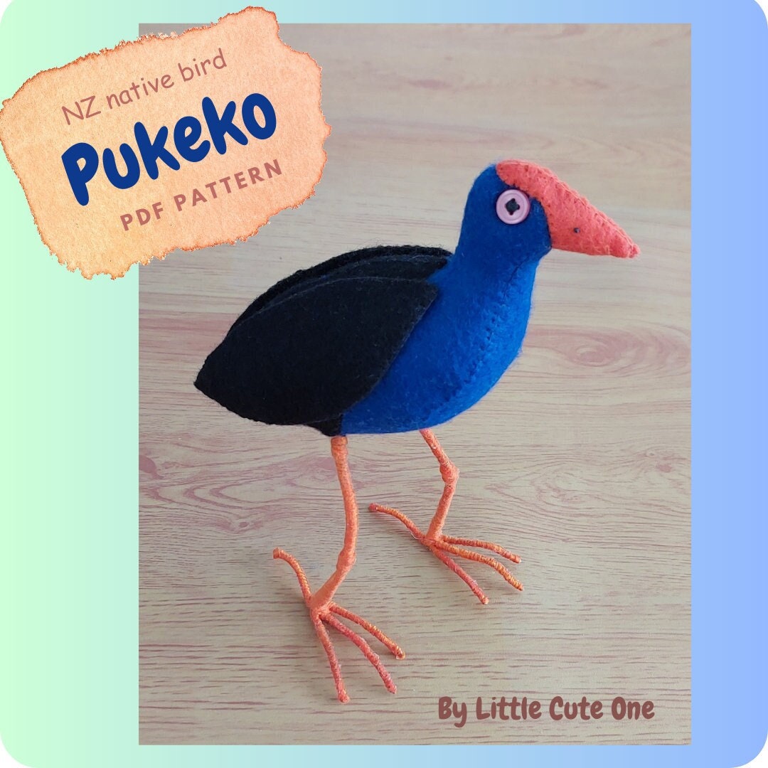 Pukeko -no.22- PDF Pattern - Etsy