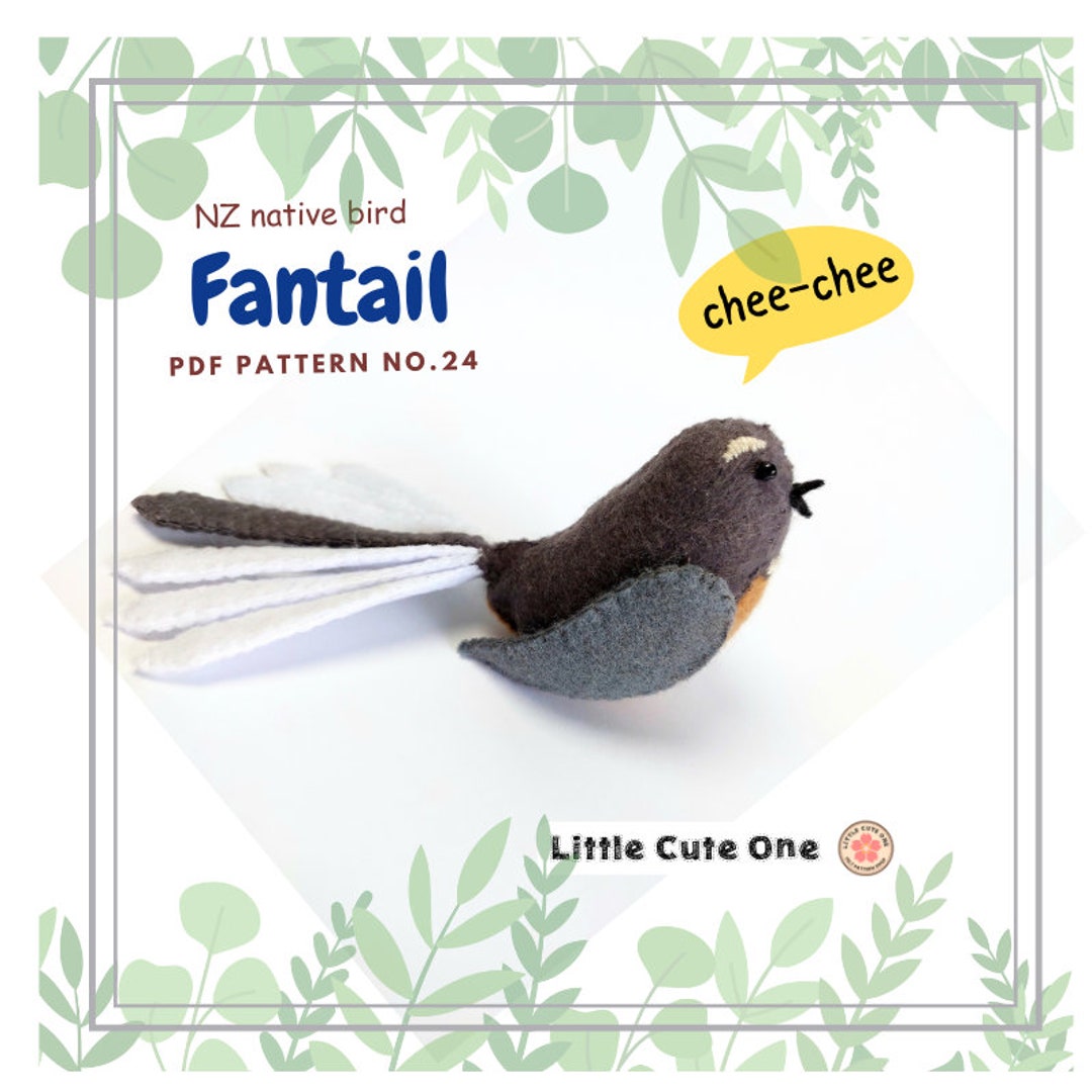 Fantail -no.24- PDF Pattern - Etsy New Zealand