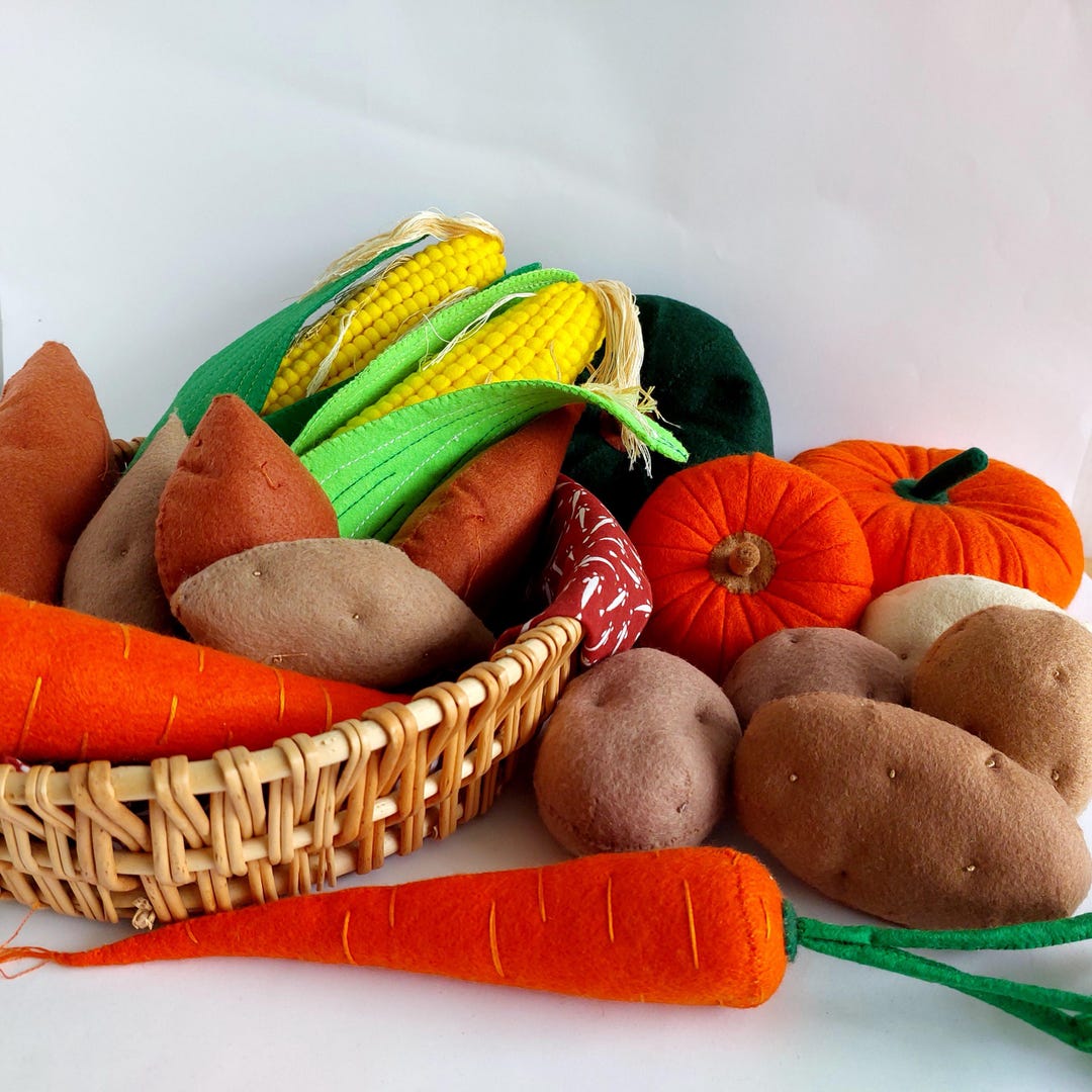 Felt Vegetable Set A - No.35 - PDF Pattern - Etsy