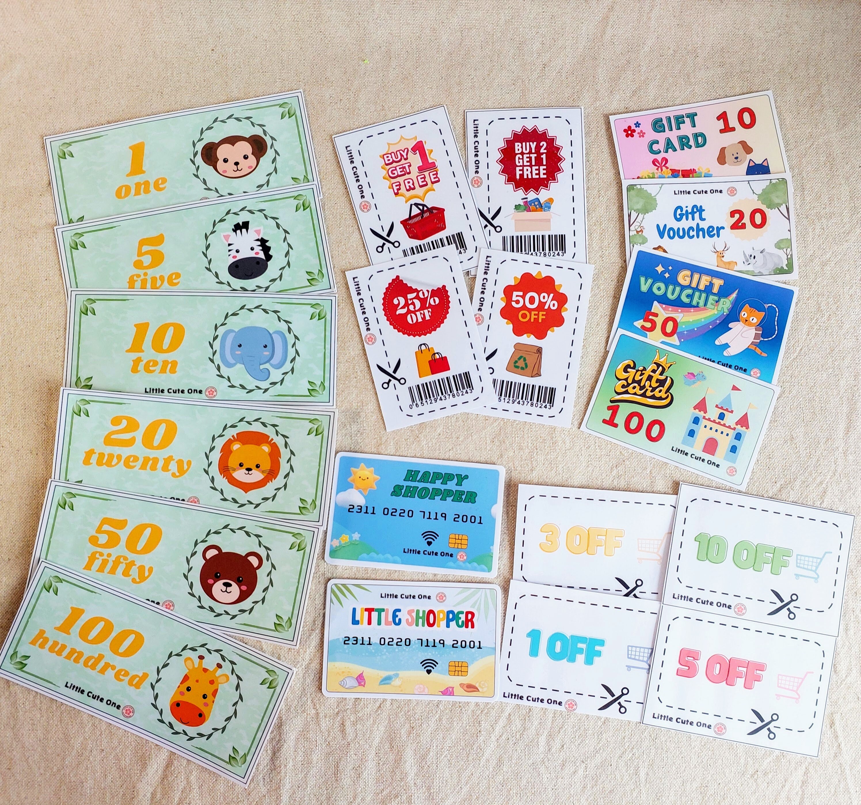 Printable Play Money Set no.29 - Etsy