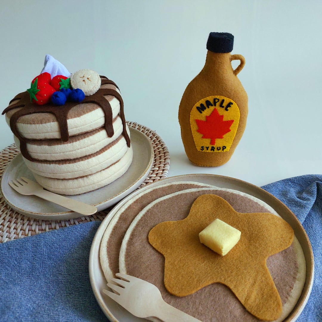 Felt Pancake Set -no.40- PDF Pattern - Etsy