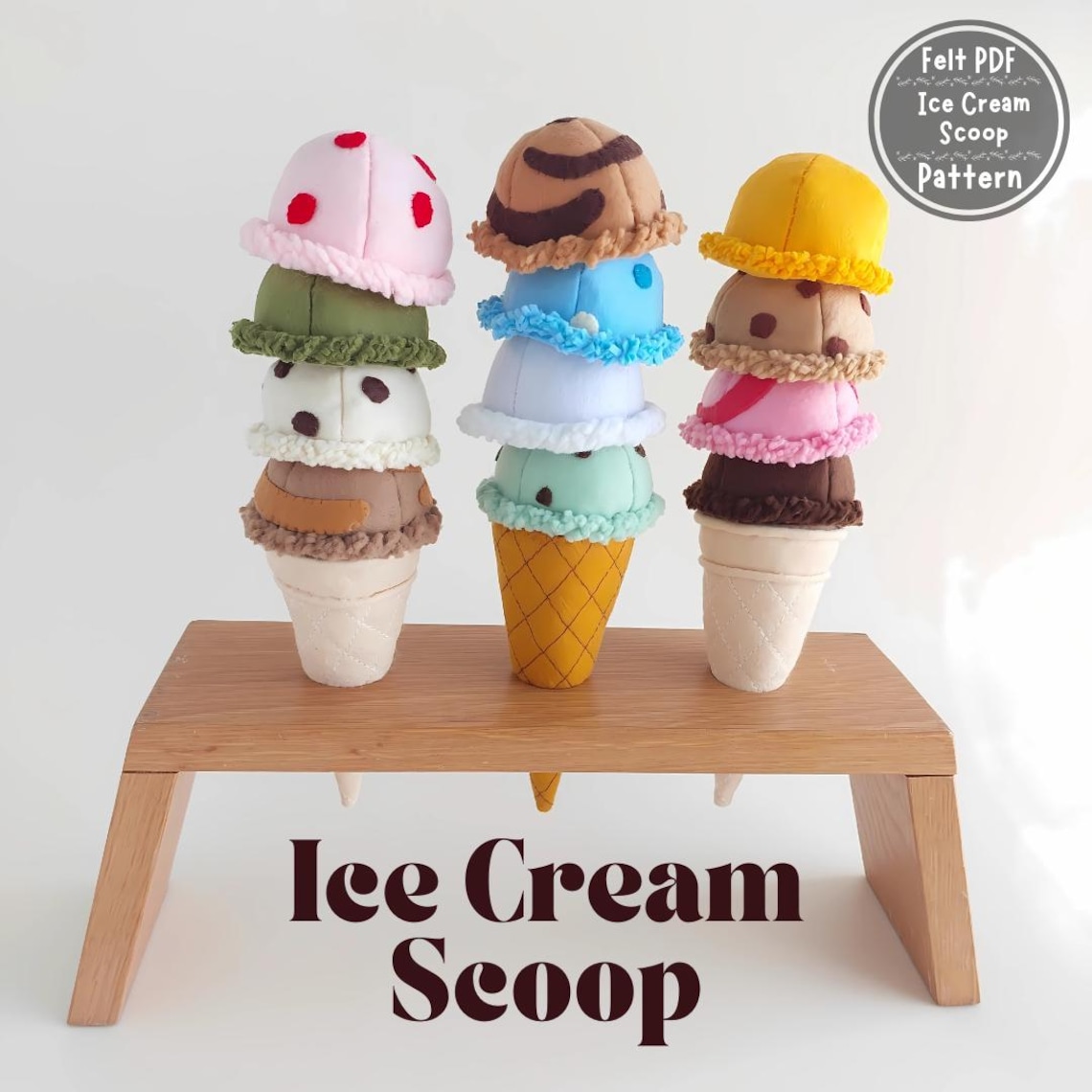 Ice Cream Scoop -no.13- PDF Pattern - Etsy Canada