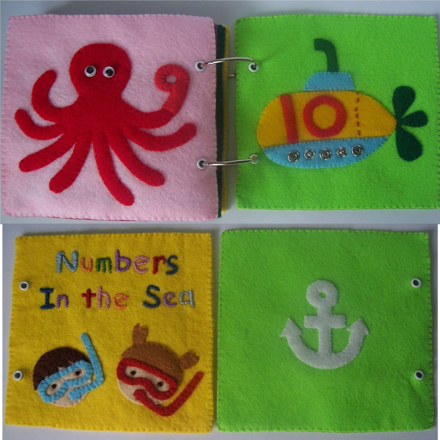 Numbers in the Sea no.17 PDF Pattern Felt Quiet / Activity Book - Etsy