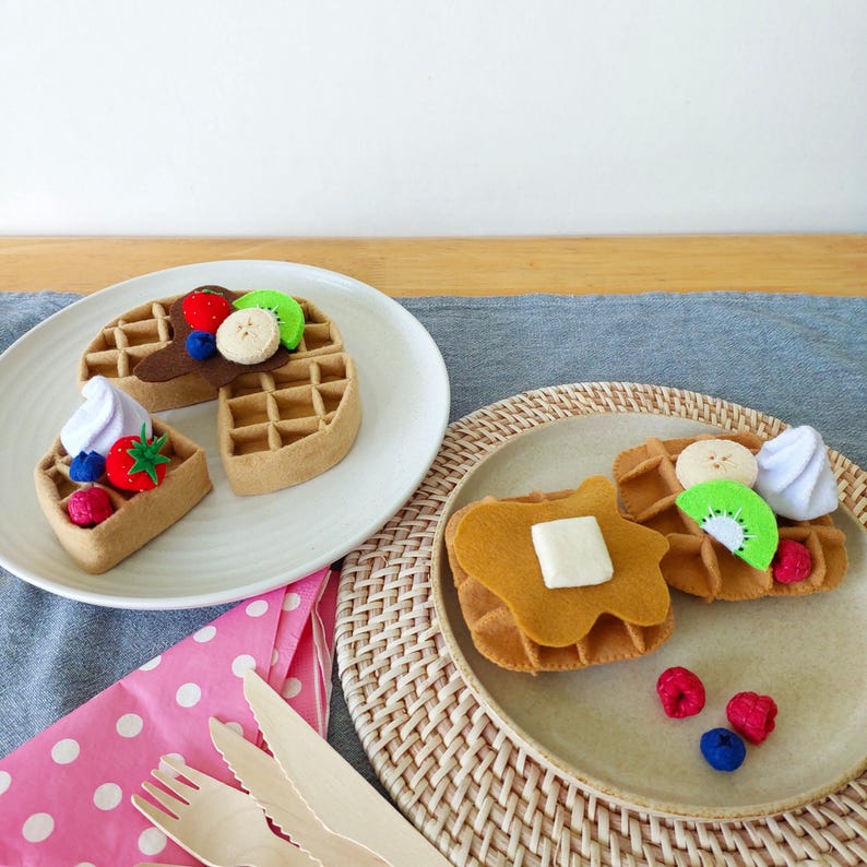 Felt Waffles Set -no.43- PDF Pattern - Etsy