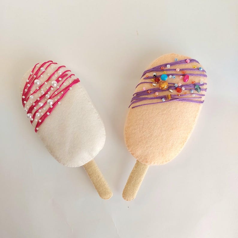 Felt Popsicles Ice Cream -no.42- PDF Pattern - Etsy