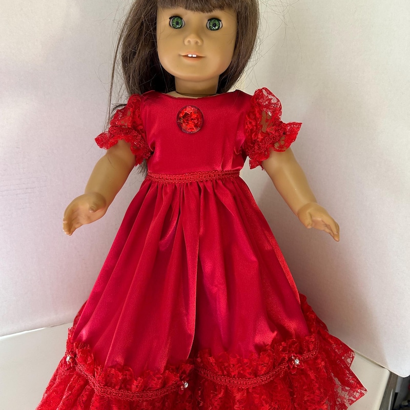 Red Doll Dress - Etsy