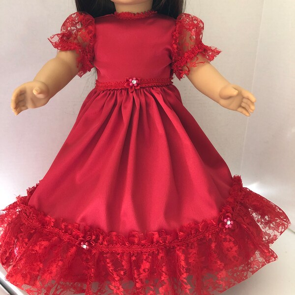 Red Doll Dress - Etsy