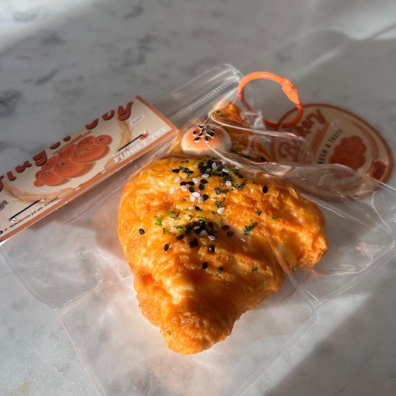 Realistic Croissant Squishy Toy: Food-grade Silicone Stress Relief - Etsy