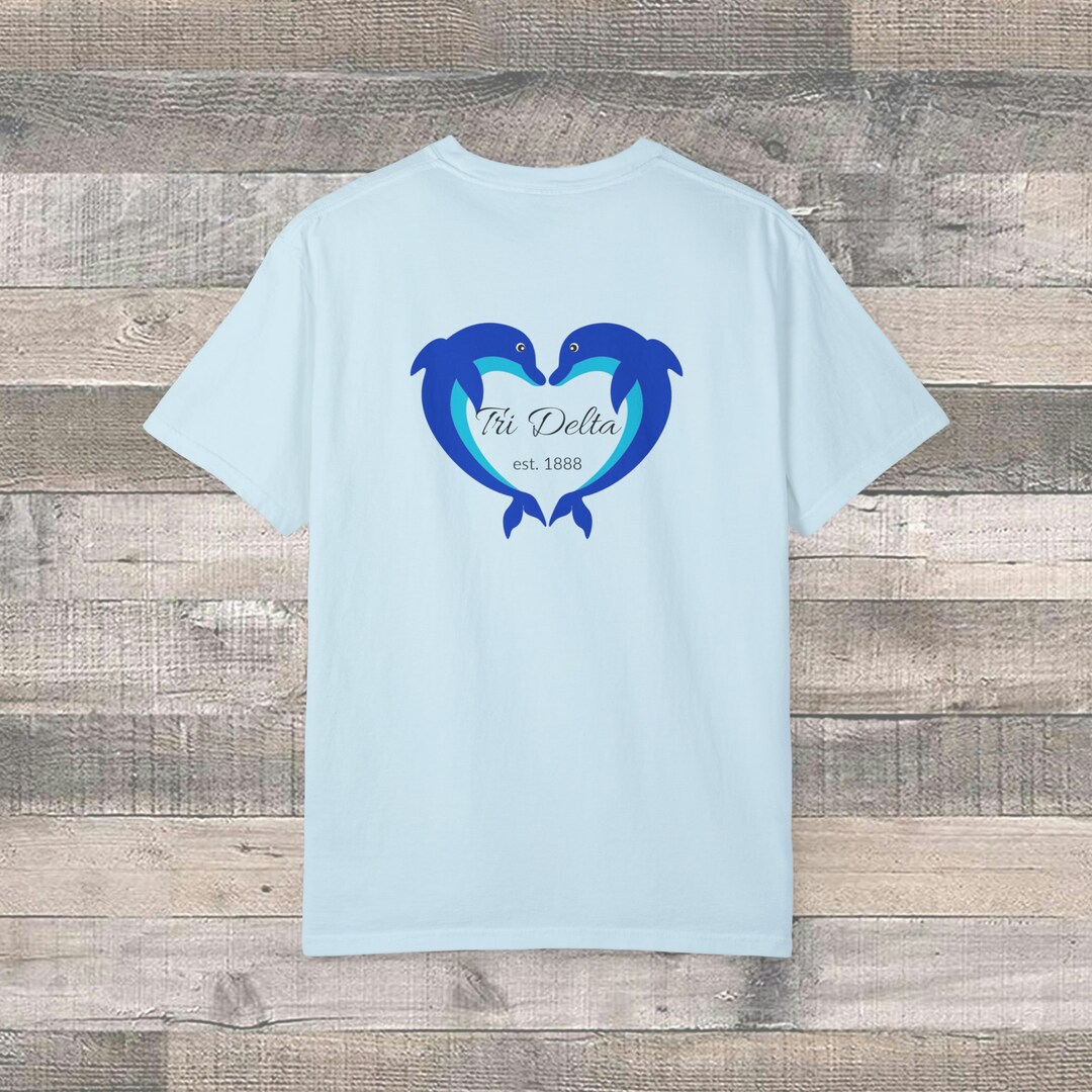 Delta Delta Delta Tri Delta Comfort Colors Custom Sorority T Shirt - Etsy