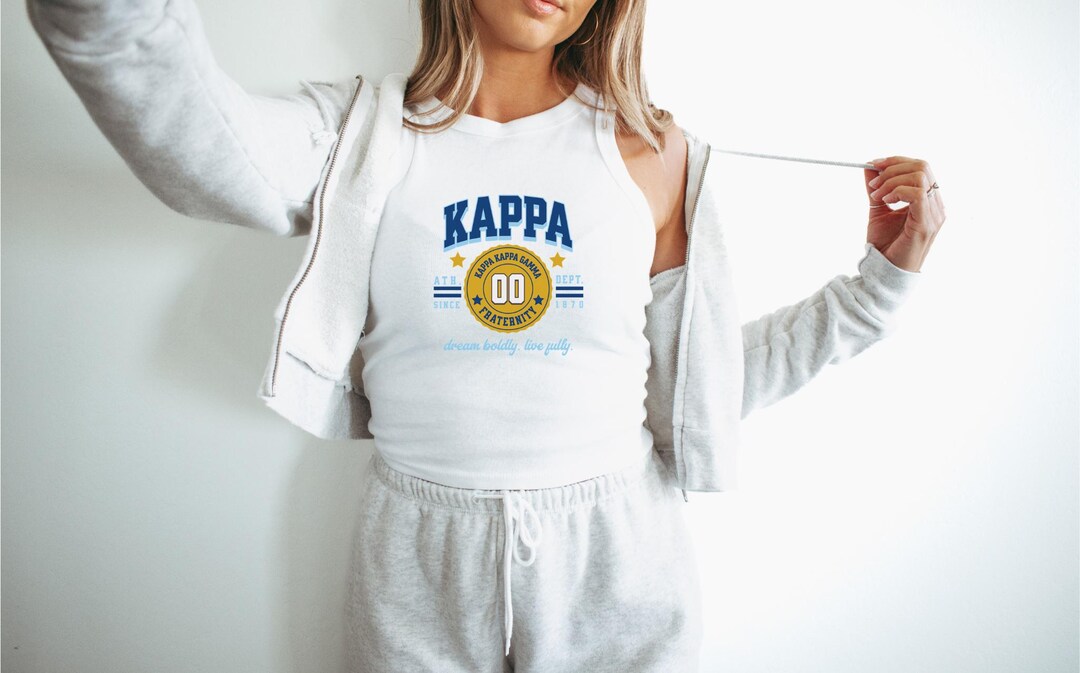 Kappa Kappa Gamma Custom Sorority Tank Top, Kappa Apparel, College Gift ...