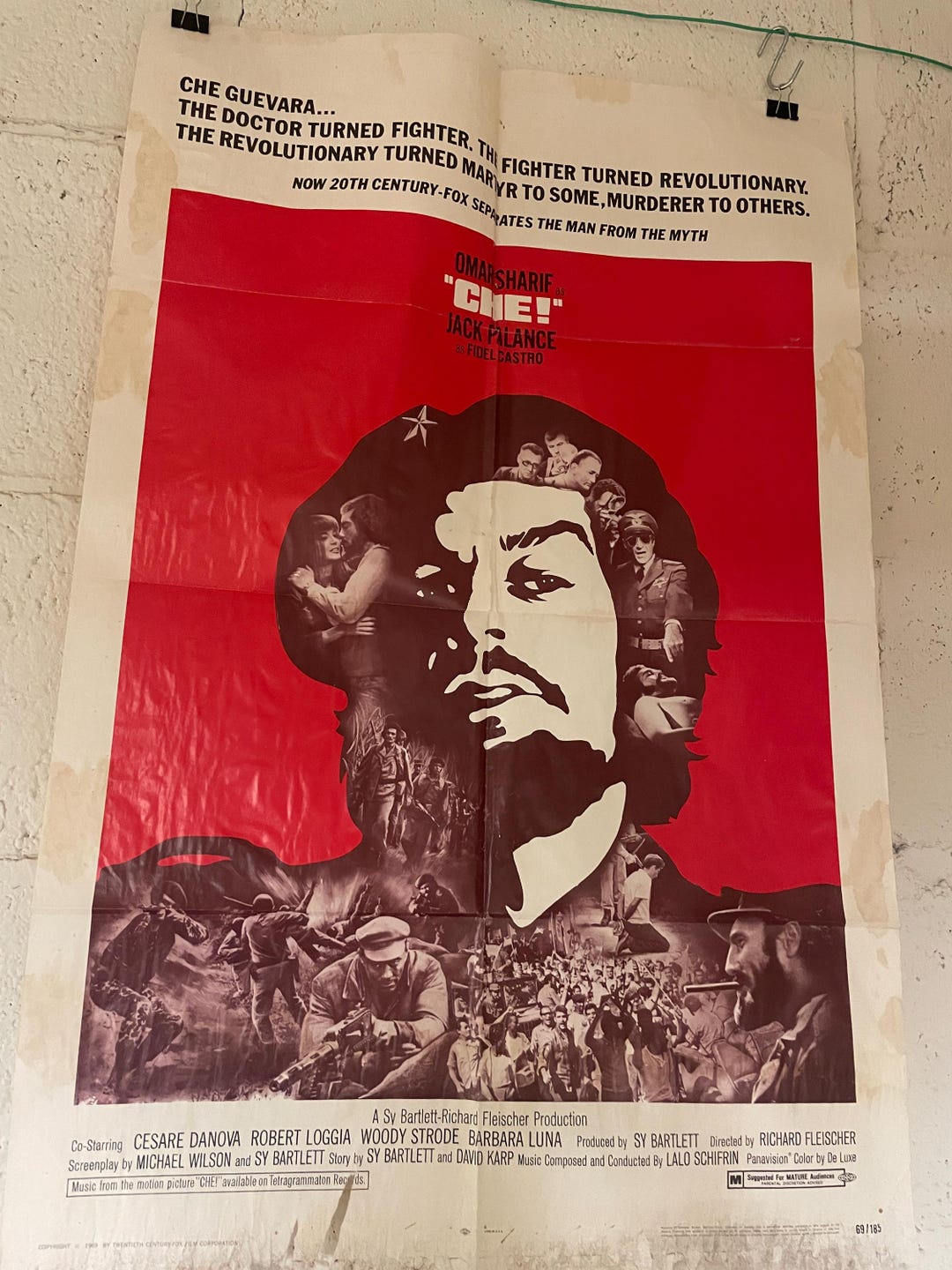 Vintage 1969 'che!' Vintage Movie Poster Omar Sharif - Etsy