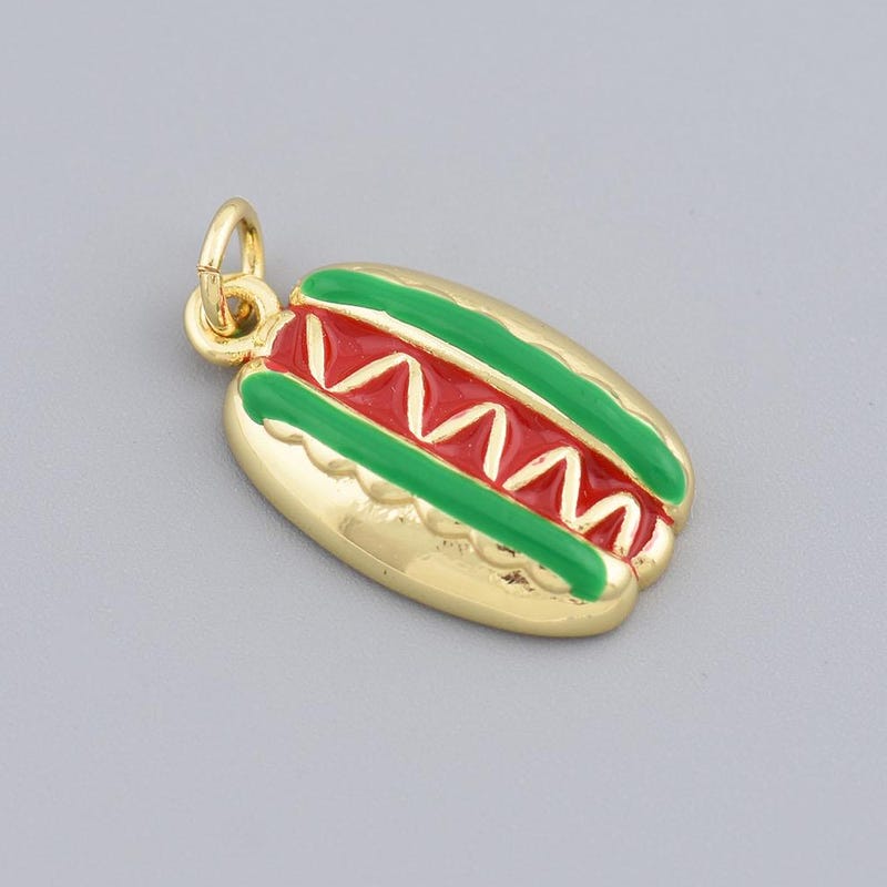 Hot Dog Pendant - Etsy