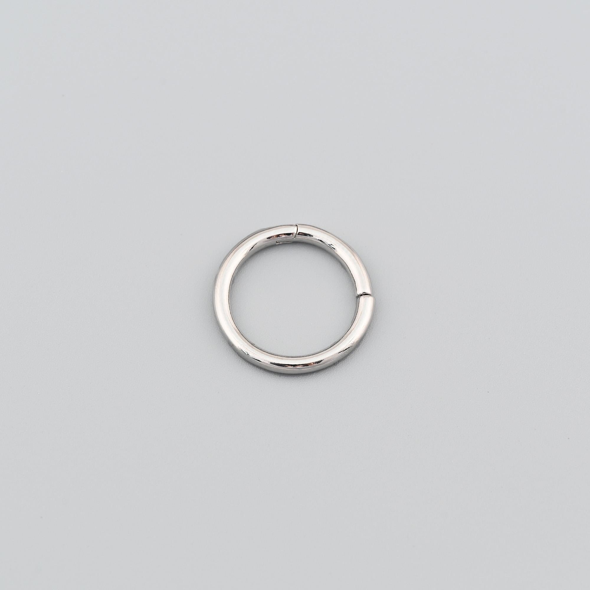 Minimal Round Spring Ring Clasp for DIY Jewelry Making With Smooth ...