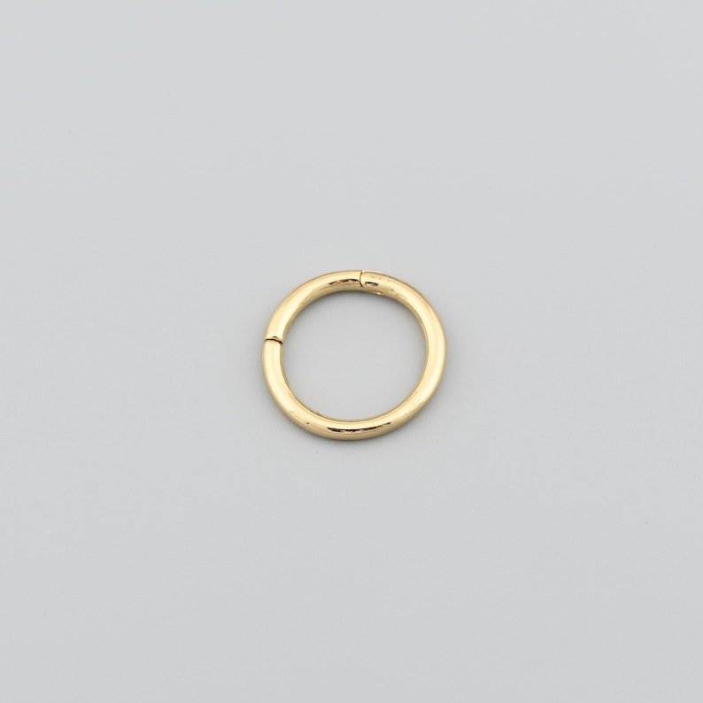 Minimal Round Spring Ring Clasp for DIY Jewelry Making With Smooth ...