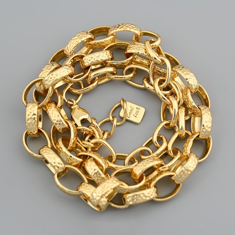 Chunky Gold Necklace - Etsy UK