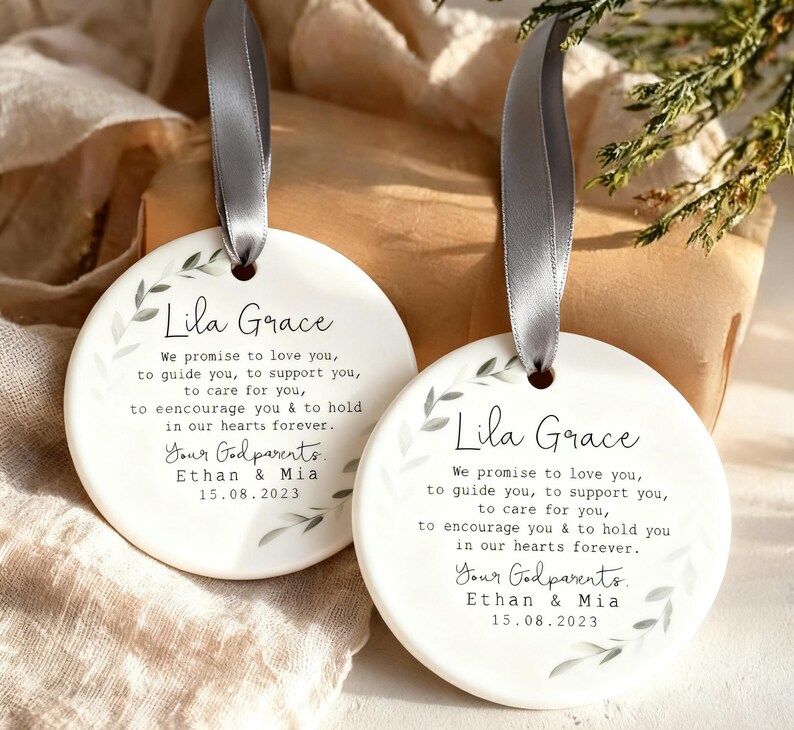 Godparent Godmother Promise to Godchild,christening Baptism Baby Boy ...