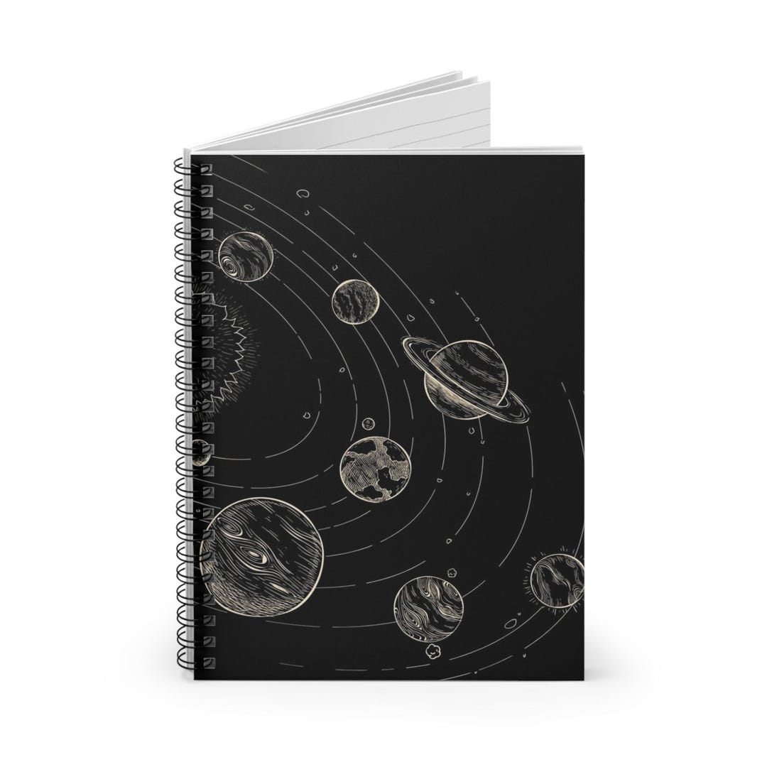 Celestial Spiral Notebook - Space Inspired, Perfect for Students, Gift ...