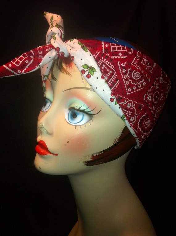 Rockabilly Pin Up Bandana