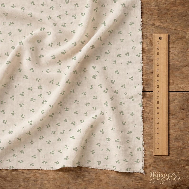 Faded Blossom Ditsy Seamless Pattern JPG, Linen Floral Digital Paper ...