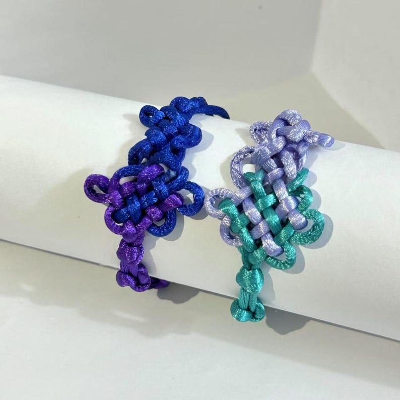 Demon Slayer Kpop Bracelet Jinu Rumi Maedeup Korean Knot Cord Anime