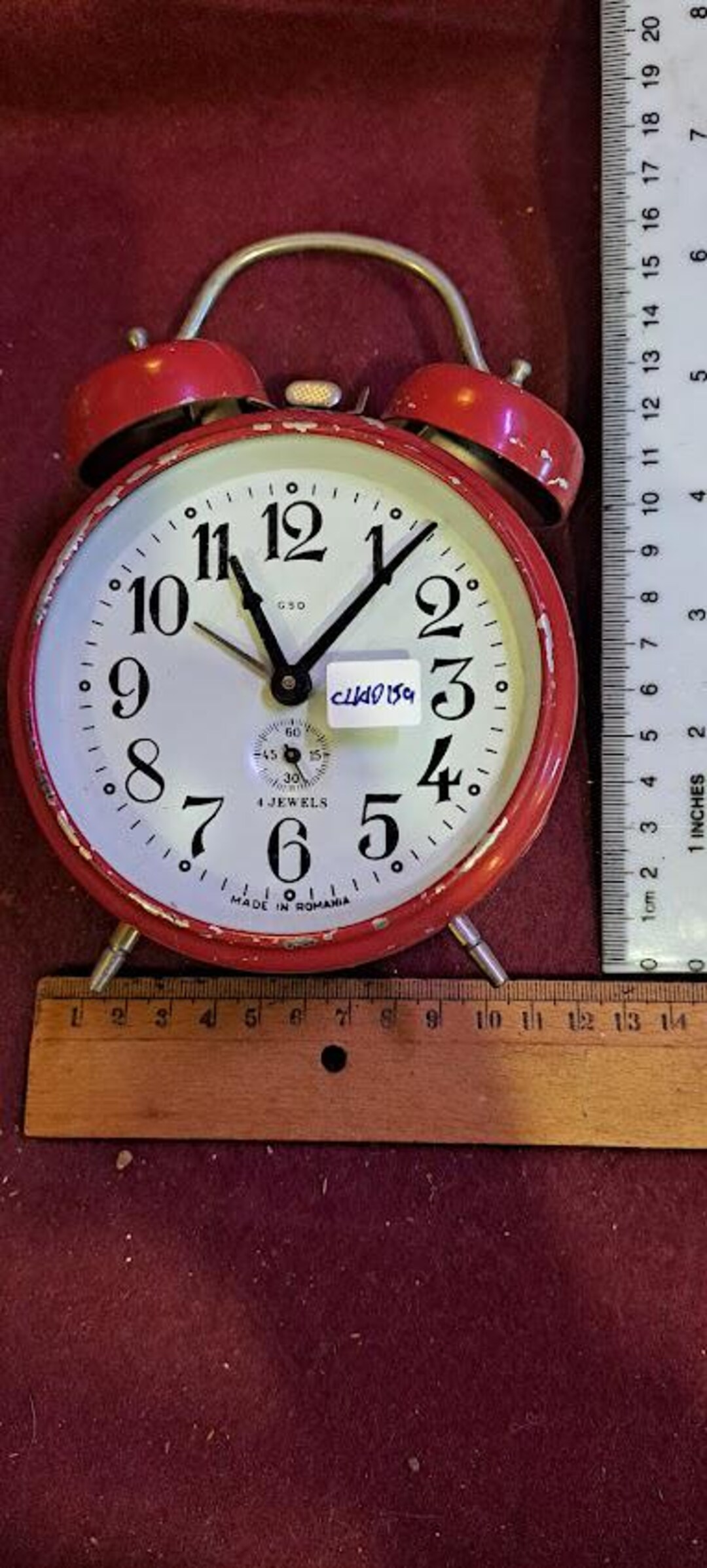 Old Mechanical Desk Clock [CLK10159] - Etsy
