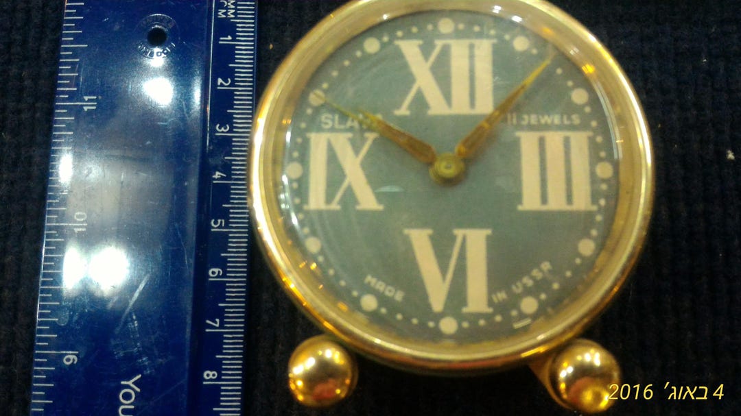 Vintage Mechanical Desk Clock [CLK10103] - Etsy