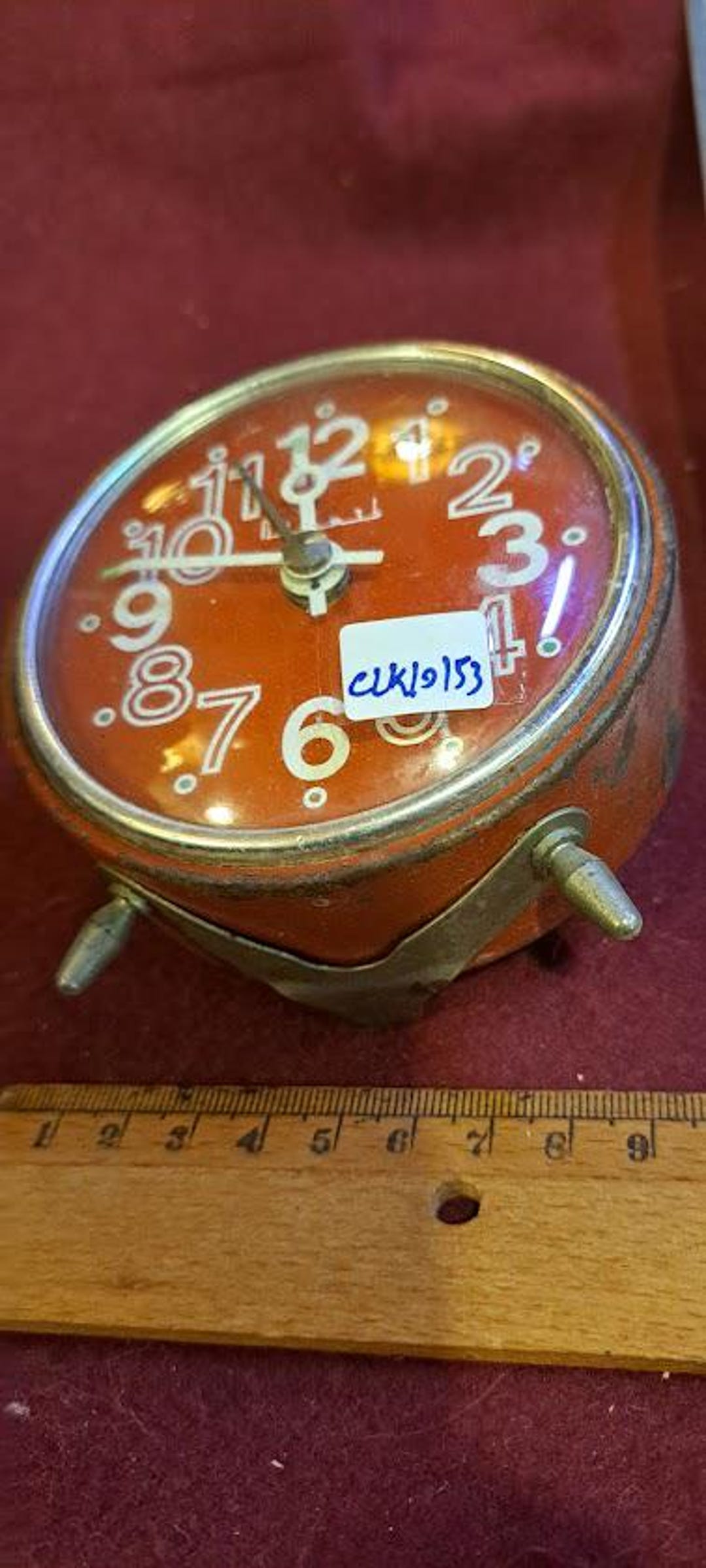 Vintage Mechanical Desk Clock [CLK10153] - Etsy