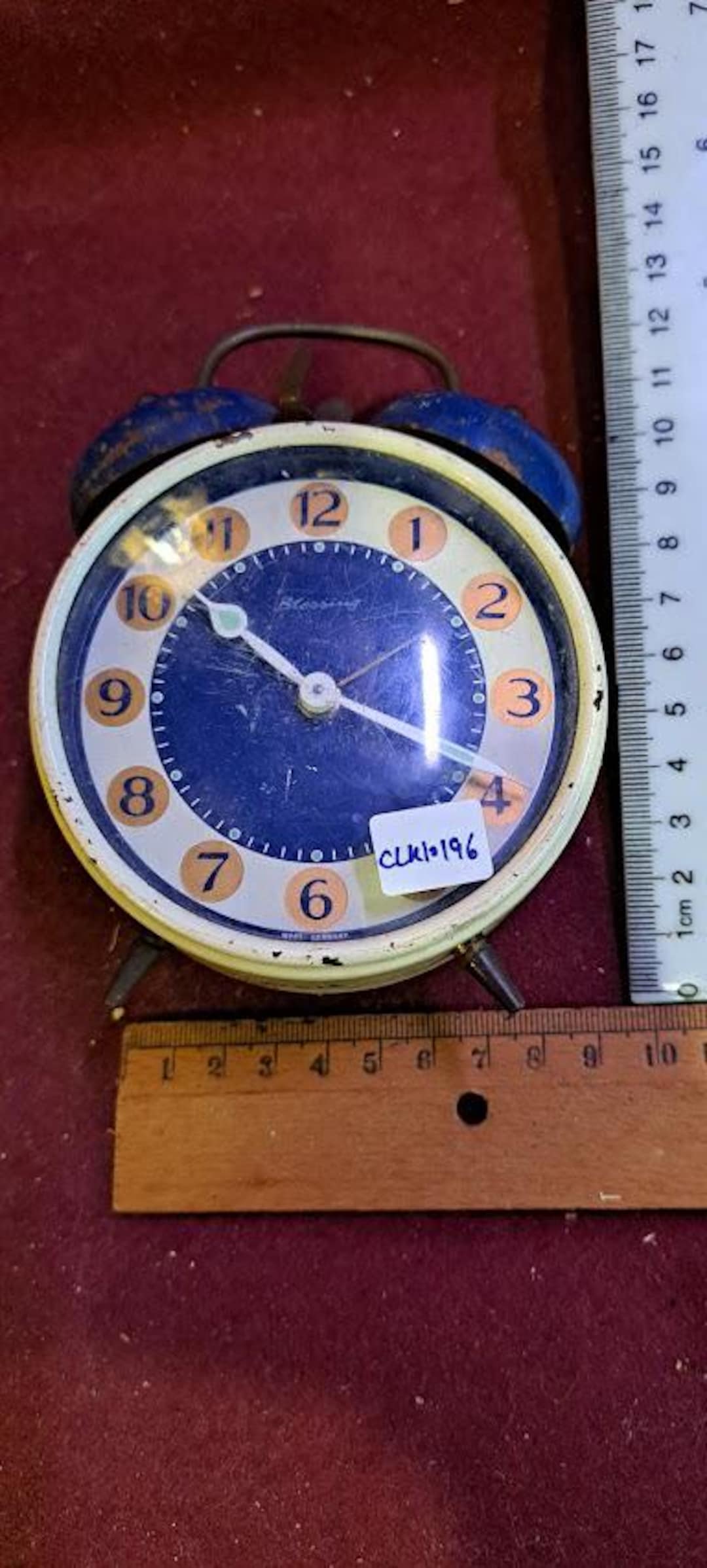 Vintage Mechanical Desk Clock [CLK10196] - Etsy