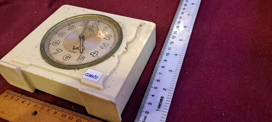 Vintage Mechanical Desk Clock [CLK10151] - Etsy