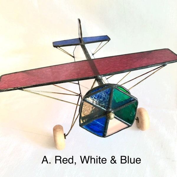 Stained Glass Airplane Kaleidoscope - Etsy