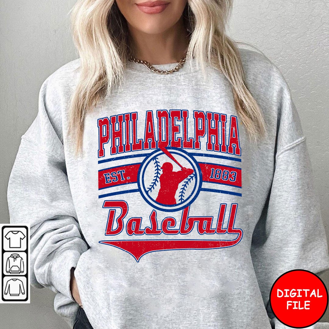 Philadelphia Baseball 1883 PNG, Vintage Red Blue Sports Fan Design ...