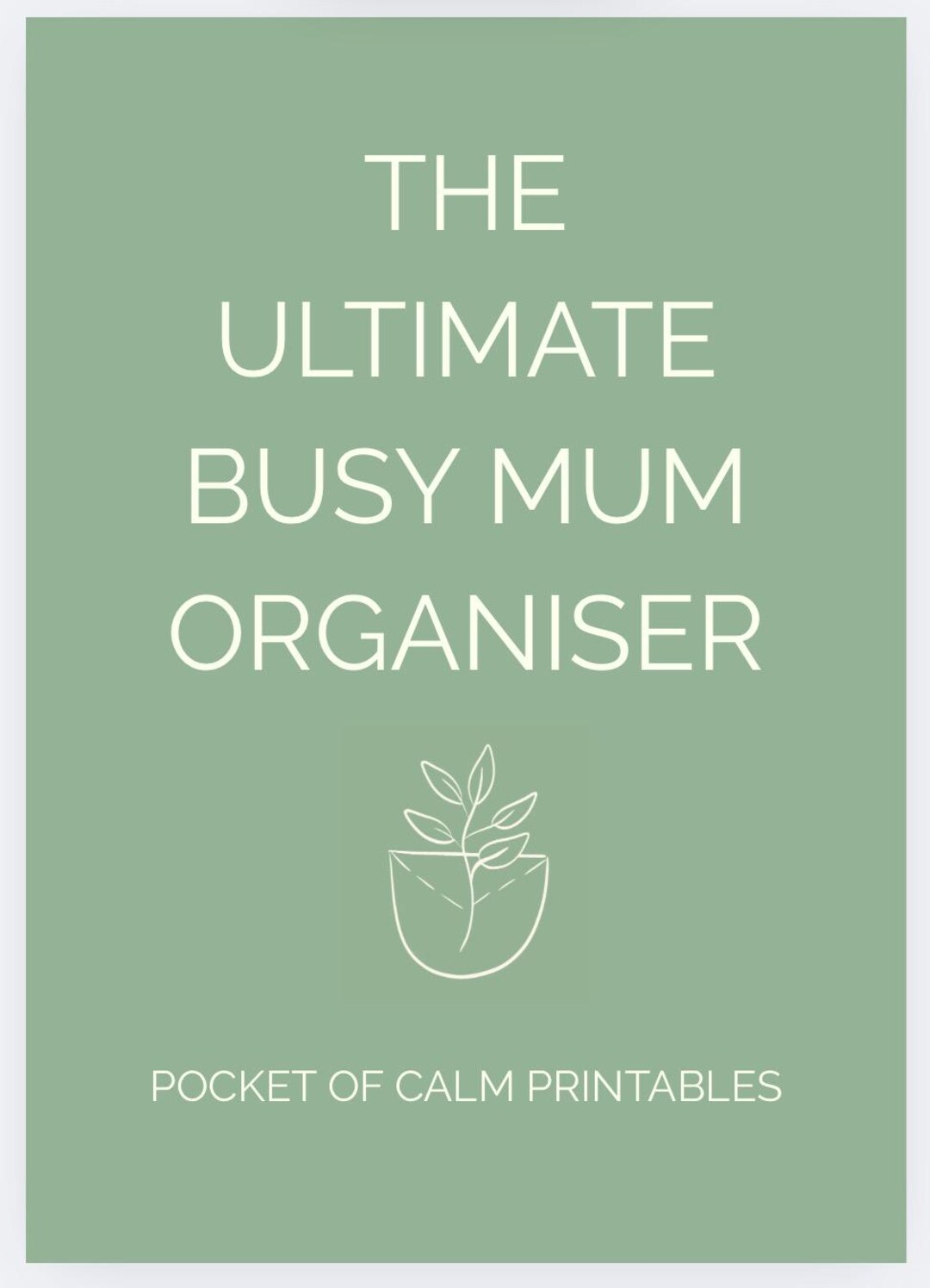 Busy Mum Daily Planner | Printable Organiser for Mums | Kids Schedule ...