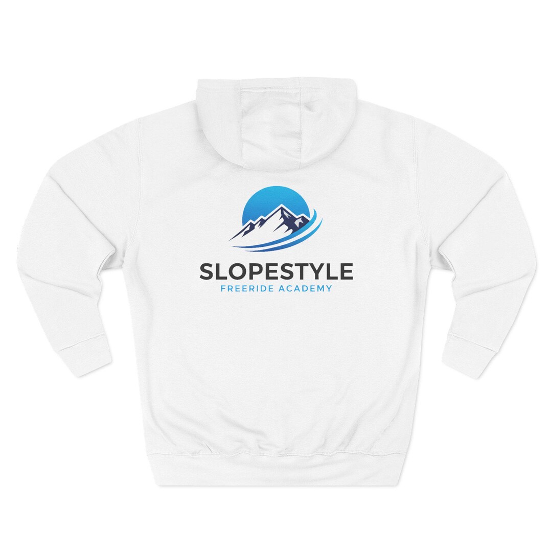 Slopestyle Ski Logo Hoodie | Mountain Wave Pullover - Etsy