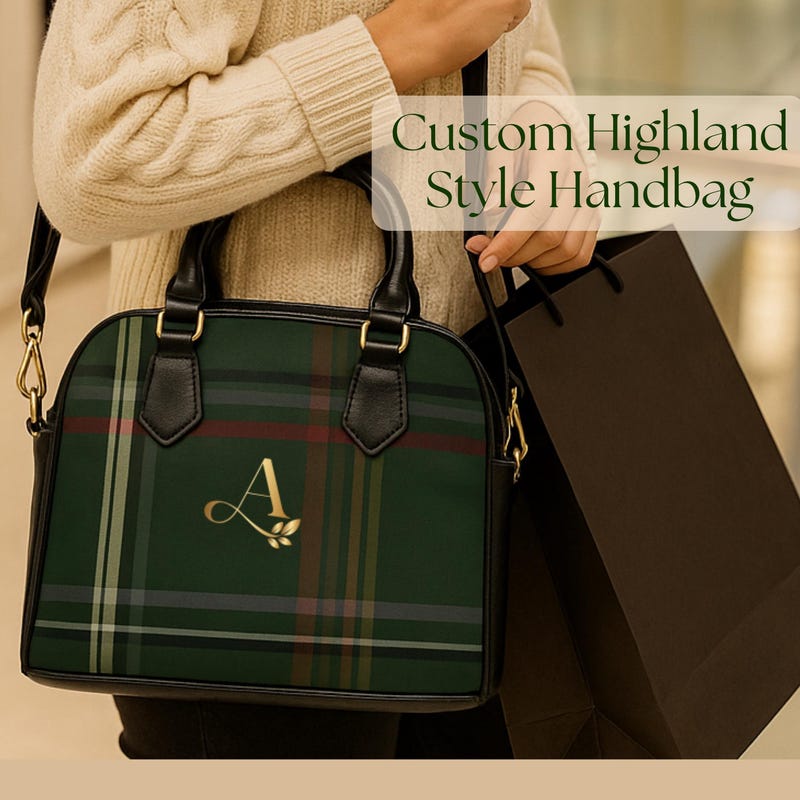 Plaid Handbags - Etsy