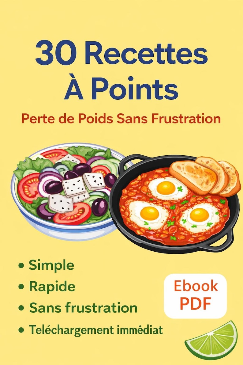 Perdre du Poids Sans Régime – 30 Recettes à Points Simples et ...