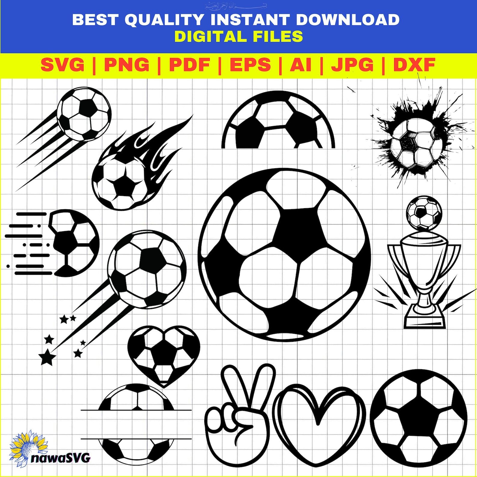 Soccer Ball SVG | Football Cut Files | Layered Soccer Ball Vector | CNC ...