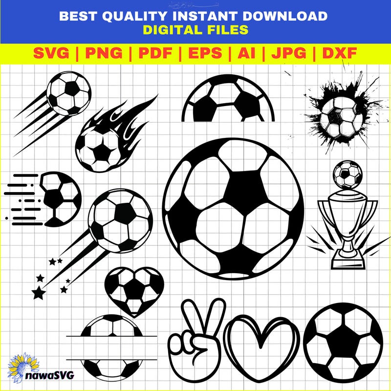 Football Cutouts - Etsy