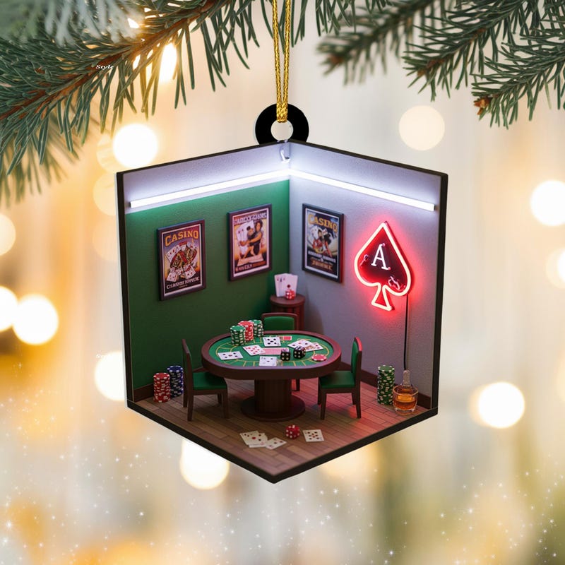 Christmas Ornament Poker - Etsy UK