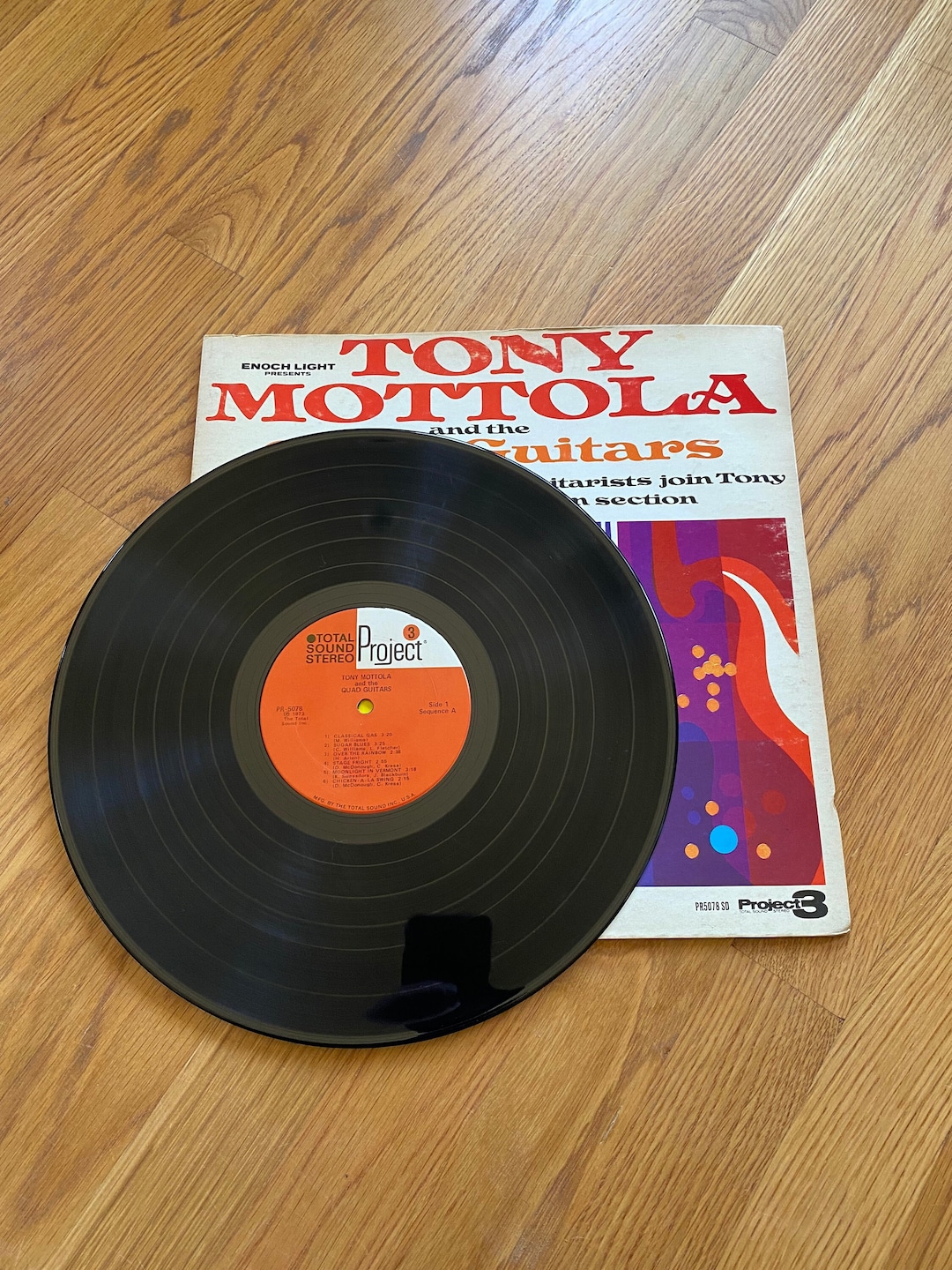 TONY MOTTOLA and the Quad Guitars Vintage Vinyl Record Album - Etsy