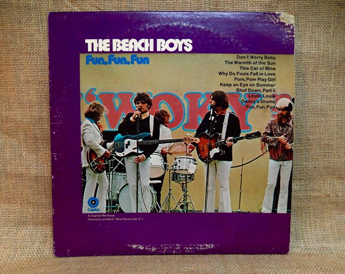 The Beach Boys Fun. Fun. Fun 1971 Vintage Vinyl Record - Etsy