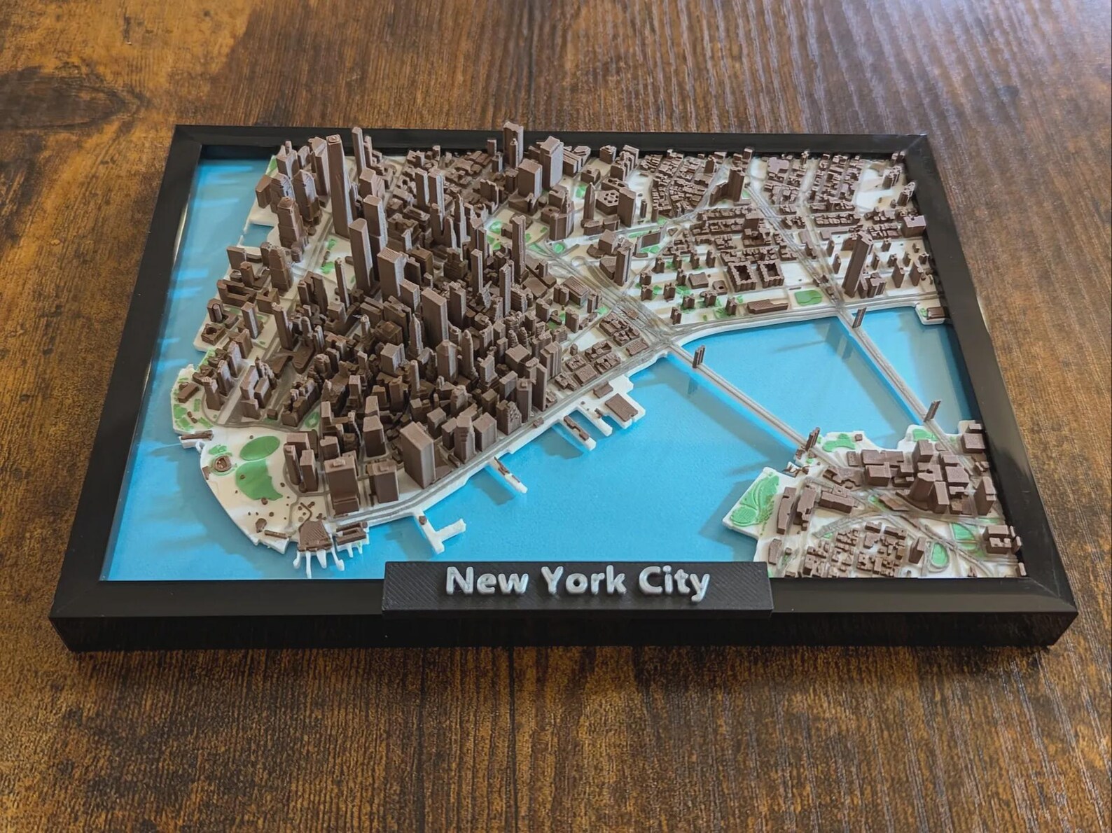 New York Lower Manhattan 3D Printed Miniature Model V2 – Cityscape, 3d ...