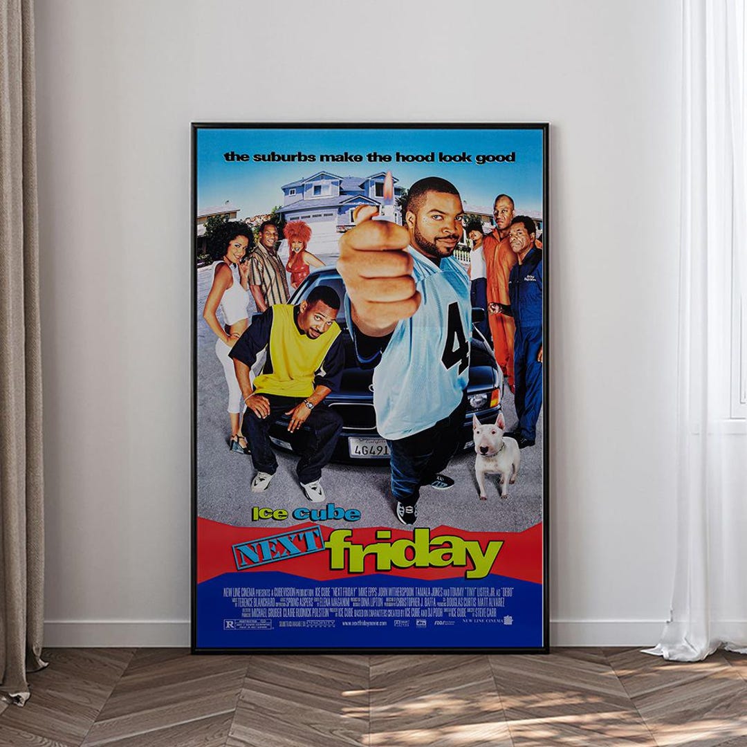 Next Friday Ice Cube Movie Poster, Funny Cat Poster, High-definition ...