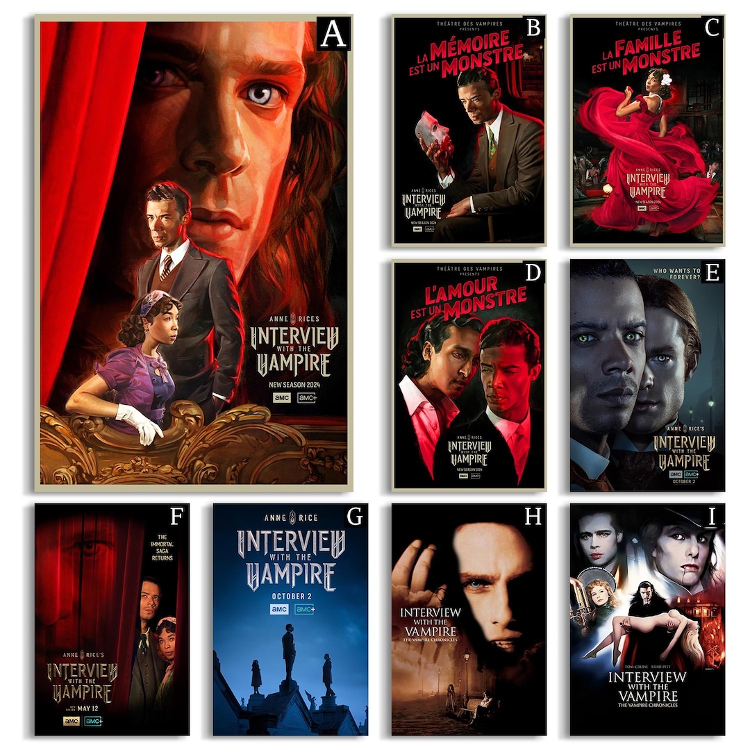 Interview With the Vampire Movie Poster, High-definition Canvas Poster ...