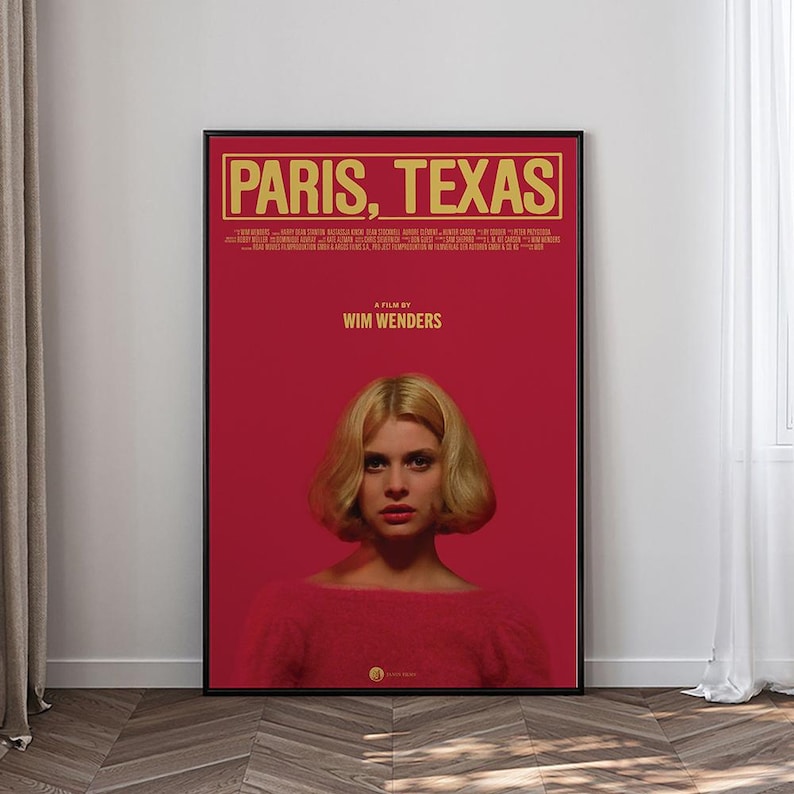 PARIS TEXAS Classic Movie Poster, High-definition Canvas Poster,film ...