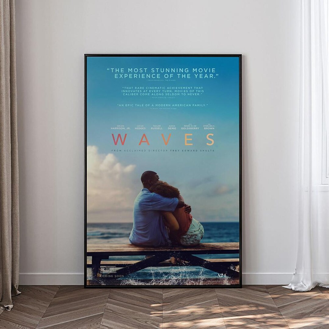 Waves Movie Poste, Funny Cat Poster, High-definition Canvas Poster,film ...