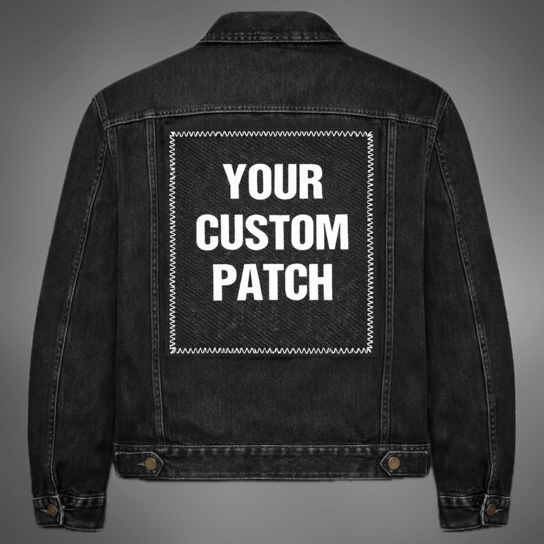 CUSTOM BACK PATCH | Turn Your Image Into a Back Patch | Jacket Back ...